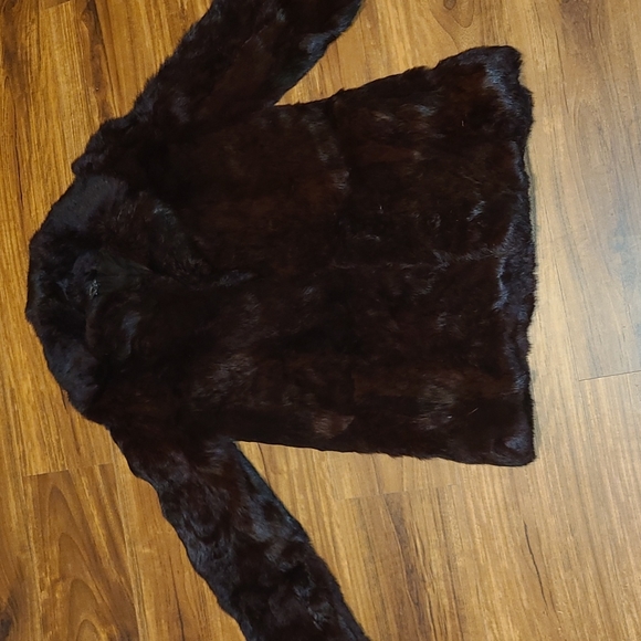 Jackets & Coats | Maroon Faux Fur | Poshmark